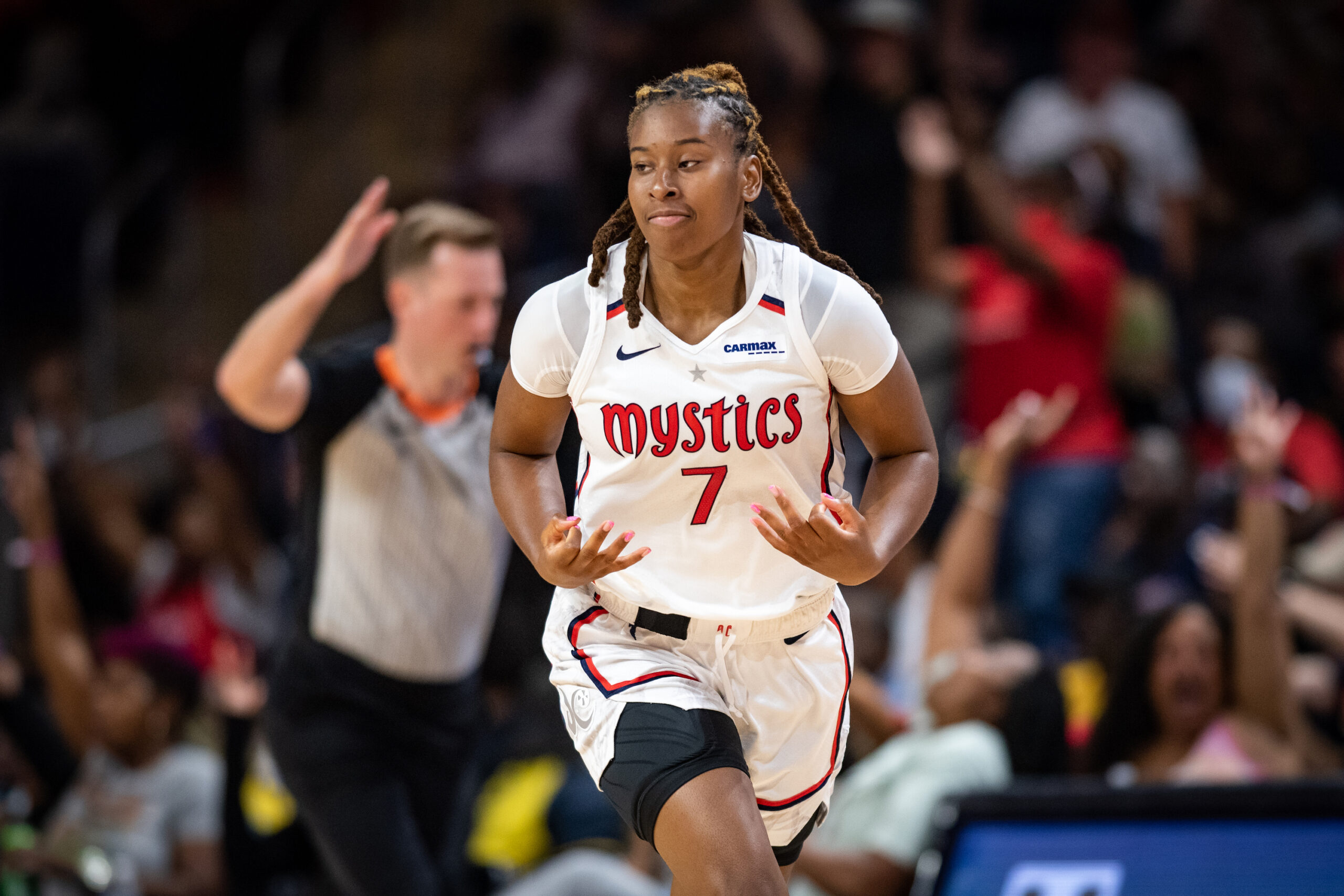 How Ariel Atkins became the top 3-point shooter in Mystics history ...