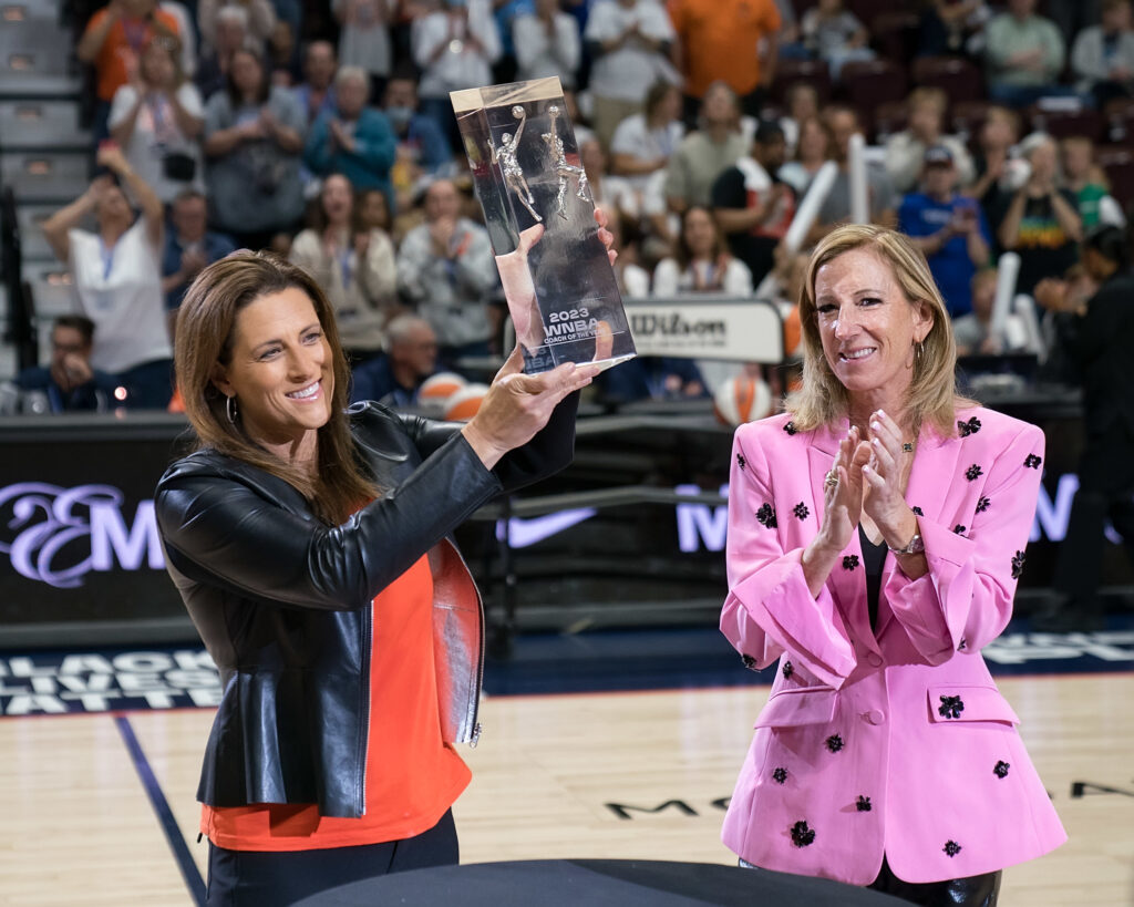 Cathy Engelbert addresses expansion, more before WNBA Finals - The IX ...