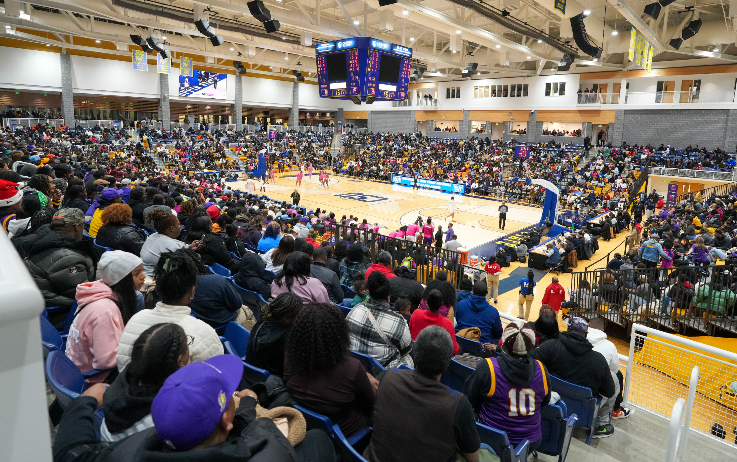 Coppin State's sellout crowd transforms Angel Reese homecoming - The IX ...